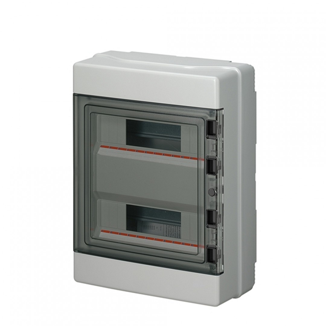 RAZDJELNIK 2-REDNI - NADŽBUKNI - 24 MODULA - PROZIRNA VRATA ...