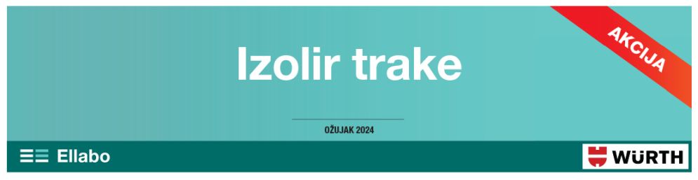 [akcija] Izolir trake na popustu do 50% - elektromaterijal, rasvjeta Ellabo
